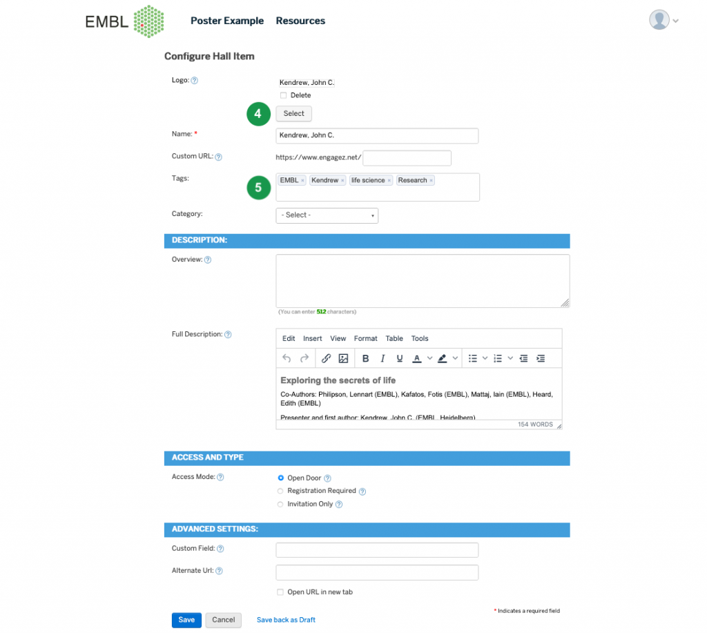 Poster Booth Set-up Guide – Course and Conference Office