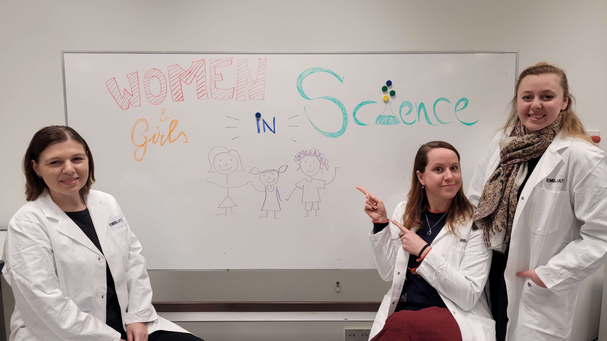 Our very own EMBL Events scientists: Elisabeth, Irena, and Swetlana