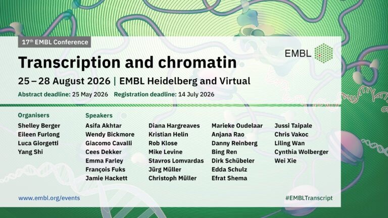 Transcription and chromatin – Course and Conference Office