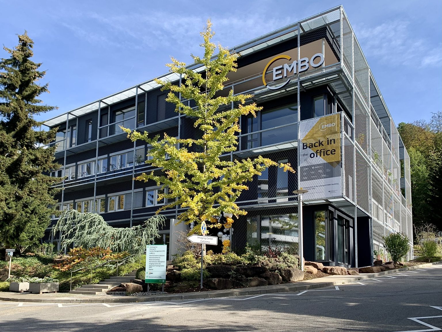 Extended and refurbished EMBO Offices. Credit: Brendan Rouse